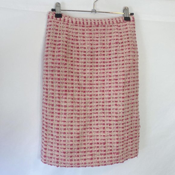 Skirts | Jg Hook Pink Tweed Pencil Skirt | Poshmark